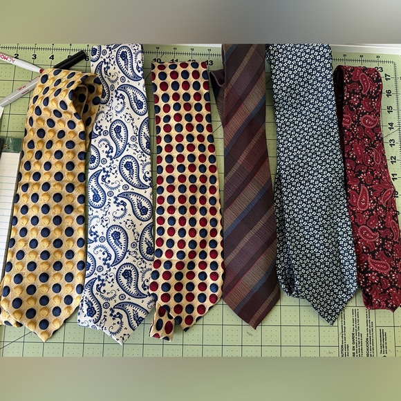 variety | Accessories | 6 Designer Silk Beautiful Ties | Poshmark